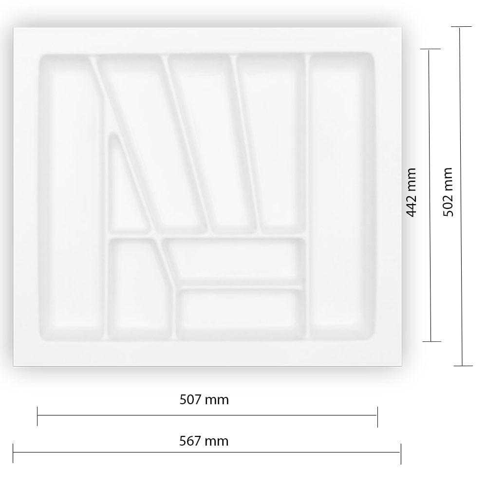 Divisor de Talheres OG-10 502x567 mm Moldplast - varotti