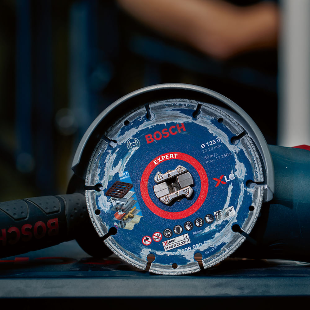 Disco de corte diamantado EXPERT X-Lock 125mm Bosch - varotti